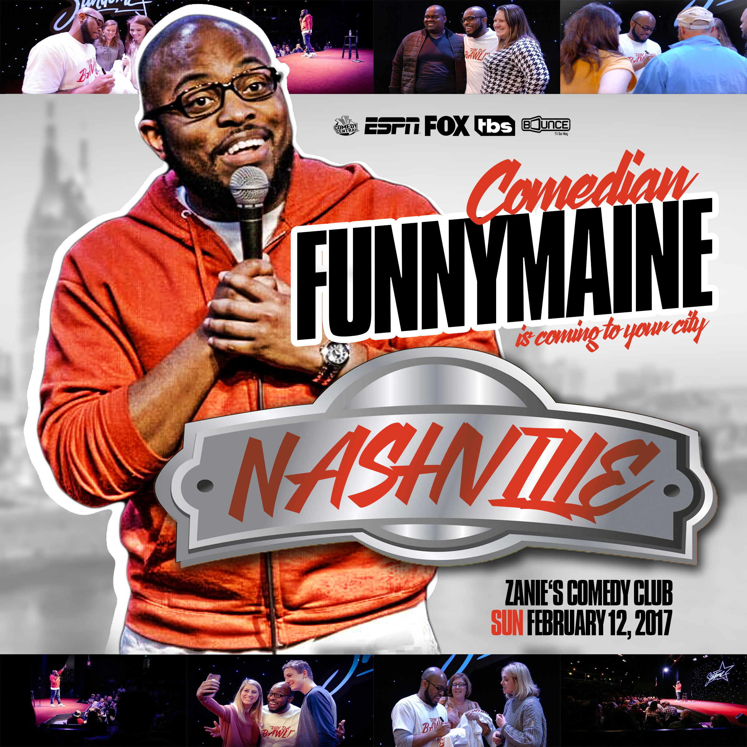 LIVE IN NASHVILLE – FUNNYMAINE.COM